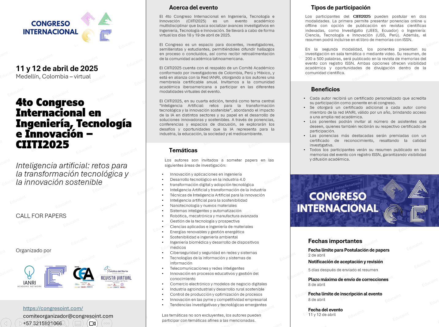 Programación CICE 2025